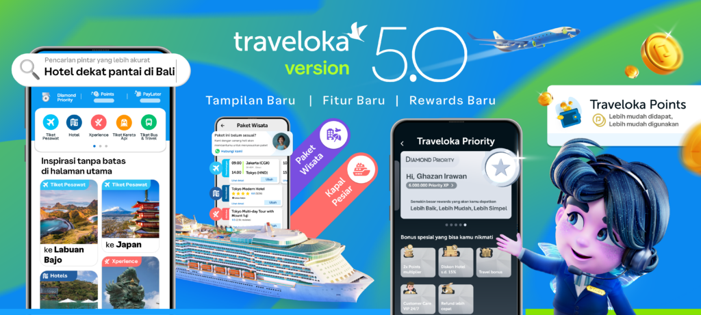 Traveloka Hadirkan Fitur Baru dan Produk Inovatif Pertama di